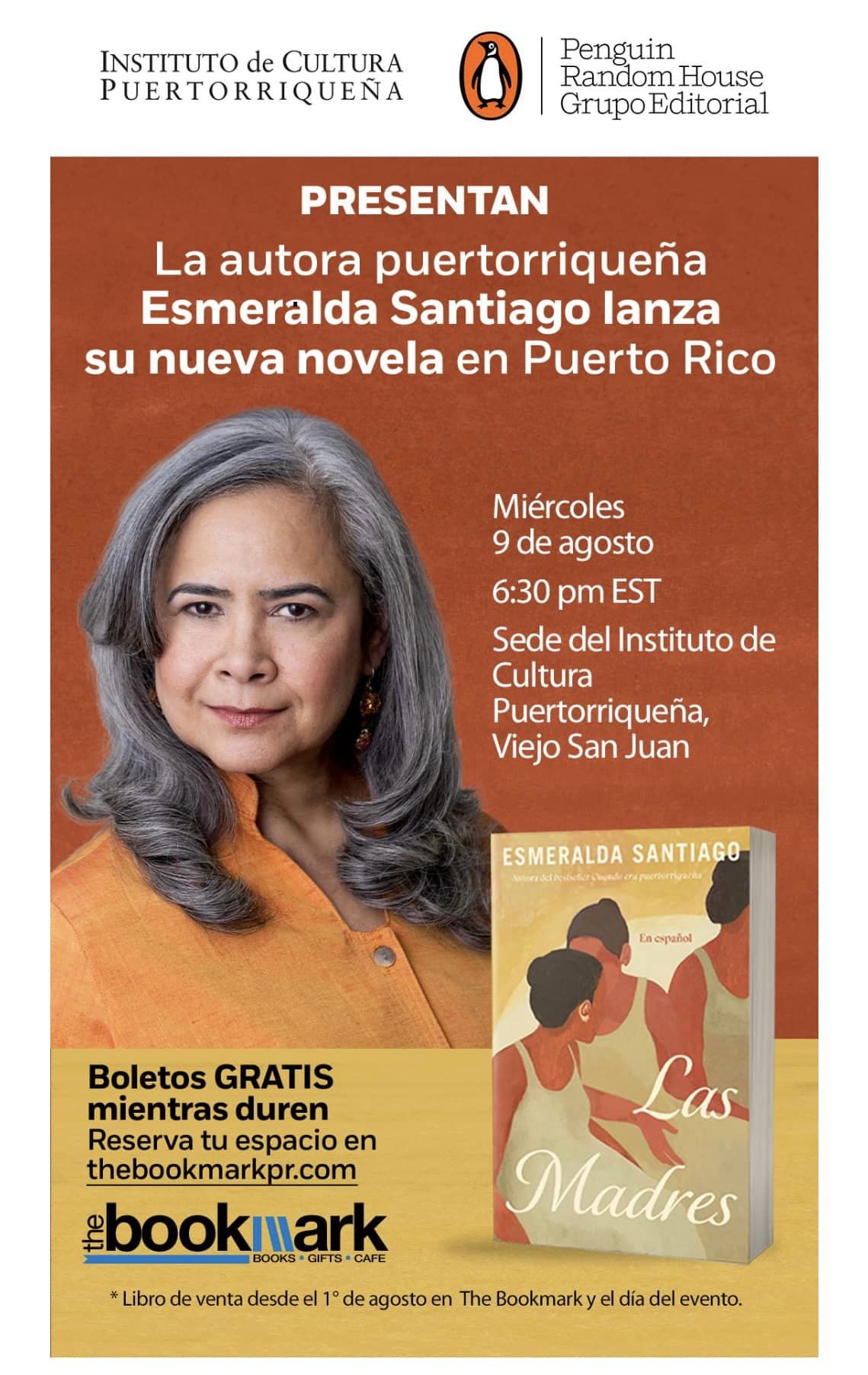 Presentación del libro «Las madres» de Esmeralda Santiago – Miguel ...